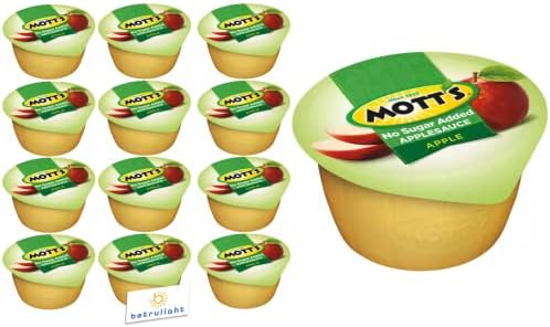 Amazon.com: Mott's Applesauce, 4 oz cups, 18 count (Pack of 4 ...