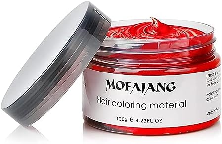 Amazon.com : MOFAJANG Unisex Hair Wax Color Dye Styling Cream Mud ...