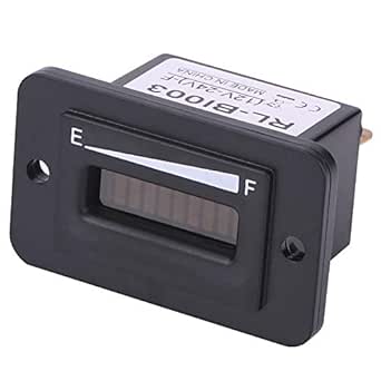 ZDETGU 48V LED Digital Battery Indicator Meter Gauge for Cart ...