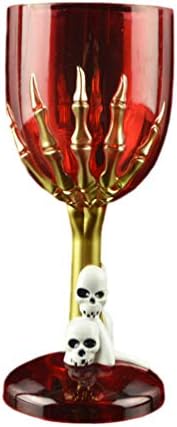 Amazon.com | Skeleton Hand Goblets Plastic Flutes Stemmed Cups for ...
