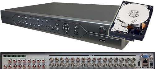 Amazon.com : Sikker 32 Channel CCTV DVR with 10TB Hard Drive pre ...