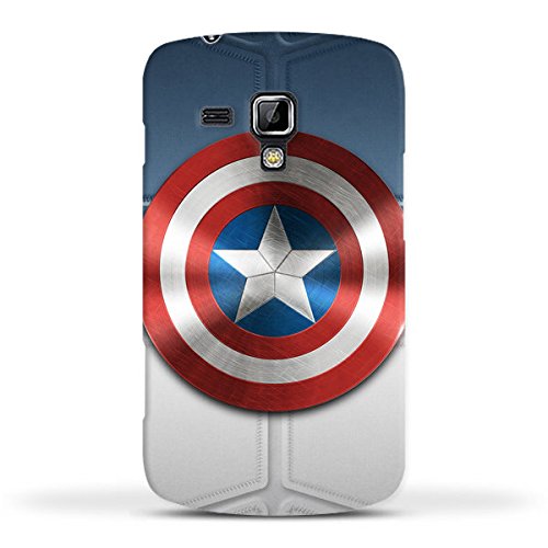 FUNKYLICIOUS Galaxy S Duos 2 S7582 Back Cover Captain America Logo ...