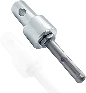 Ice Fishing Auger Drill Adapter - SDS Plus to 1/2" Thread Keyless Power ...