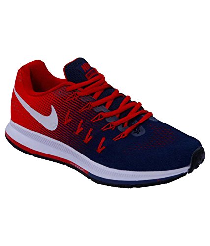 Buy Nike Men's Air Zoom Pegasus 33 Running Shoes Red Blue at Amazon.in