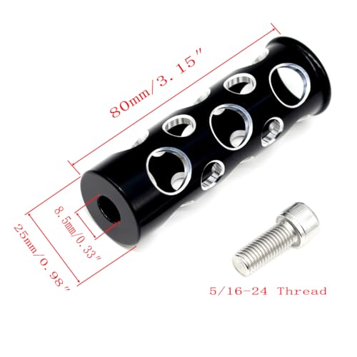 Snapklik.com : Motorcycle CNC Edge Cut Anti-Skid Gear Knurled Shifter ...