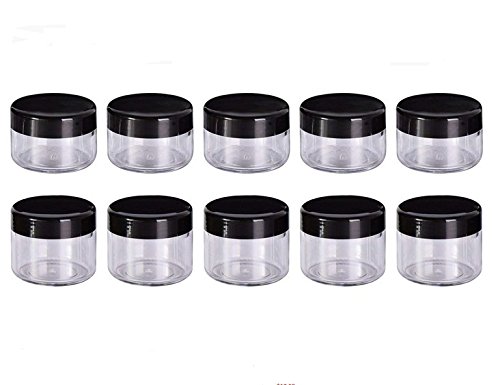 Amazon.com: 10 Pieces Empty Clear Plastic Sample Containers with Lids ...