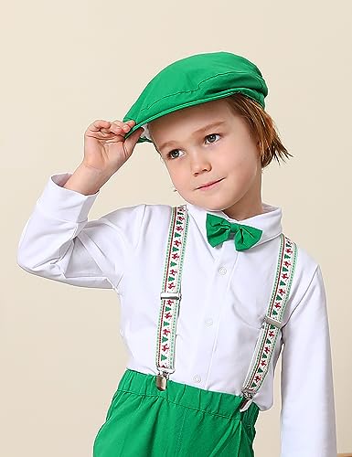 Snapklik.com : Toddler Suspenders And Bow Tie Set Boys Newsboy Hats ...