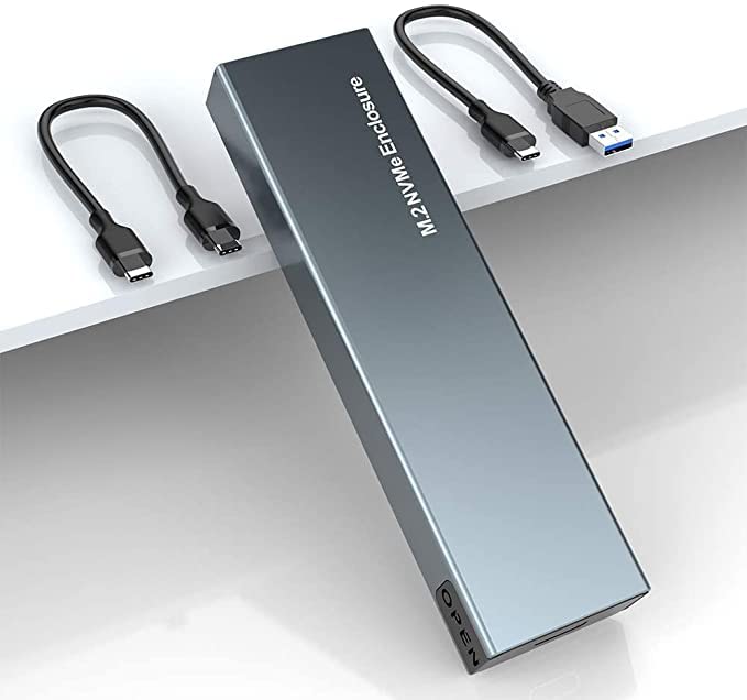 Digitara® M.2 NVME and SATA NGFF Enclosure Dual Protocol Gen 2 USB 3.1 ...
