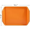 Amazon.com | Aebeky Plastic Fast Food Tray,16.7 by 11.8-Inch,Set of 12 ...
