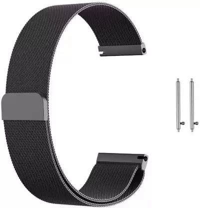 Metal for Smart Watch (44Mm Metal Strap/Belt, Black) 44 mm Metal Watch ...
