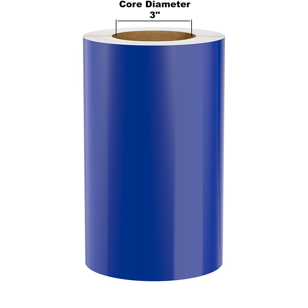 Snapklik.com : (On Sale) Premium Vinyl Label Tape, Blue, 9" X 150 On 3 ...