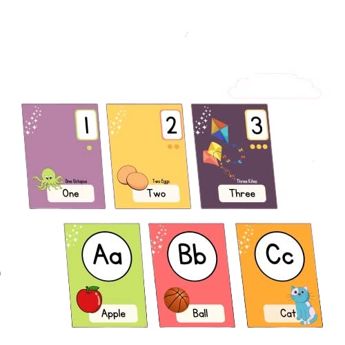 Buy PimPim Thick and Ultra Durable Alphabet (26 Card)& Number ...