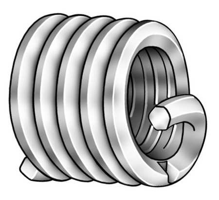 Helical Insert, SS, 1/2-20, 1.000 in L, PK5: Amazon.com: Industrial ...