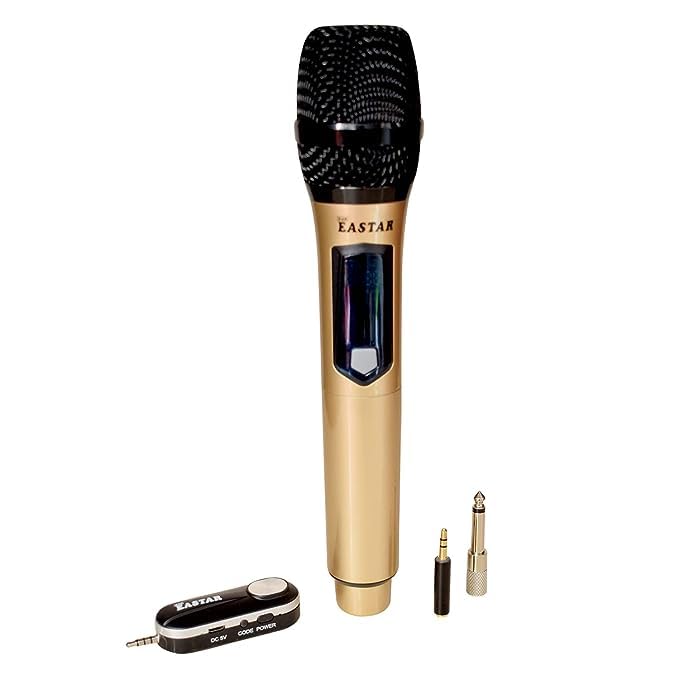 Adiohub UHF Wireless Microphone System with Handheld Transmitter ...