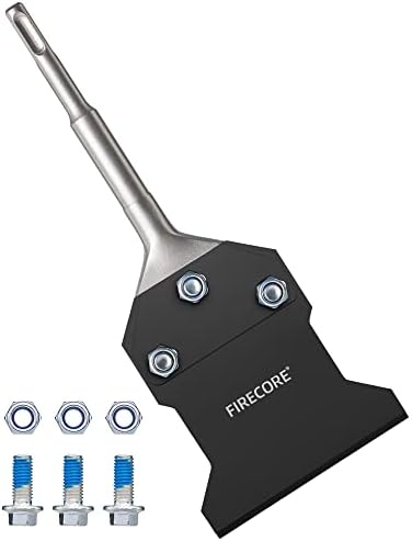 Toovem 5 Inch SDS Plus Floor Scraper Kit with Spare Blades, Bolts, Nuts ...