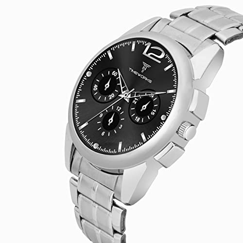 Buy TIMEWORKS Designer Black Dial Men's & Boy's Watch 400SSM02 at Amazon.in