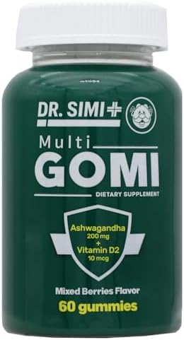 Amazon.com: MULTI GOMI Dr Simi Ashwagandha + Gomitas de vitamina D2 ...