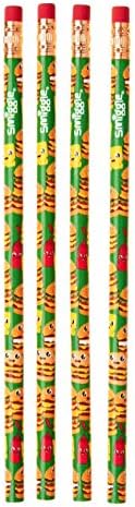 Smiggle Pencils x 4 Pack Scented HB Wooden With Eraser Top (Cheese ...