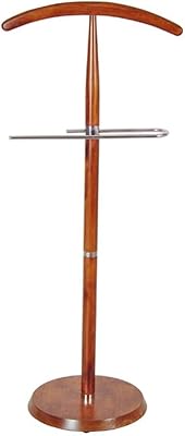 Amazon.com: King's Brand Wood & Metal Suit Valet Rack Stand Organizer ...