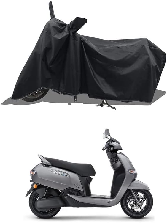Grabndeals Black Waterproof Bike Motorcycle scooty Two Wheeler Cover ...