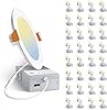 Amico 12 Pack 6 Inch 5CCT Ultra-Thin LED Recessed Ceiling Light with ...