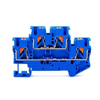 50Pcs PTTB-2.5 Din Rail Terminal Block Electrical Connector Double ...
