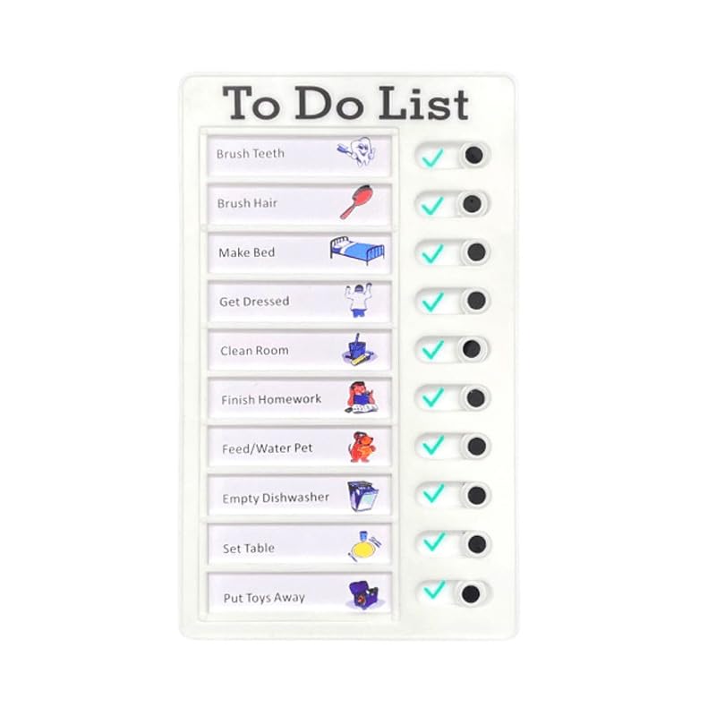 Amazon.com : Chore Chart for Adults to do List My Chores Checklist Task ...