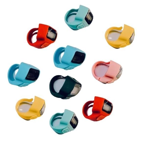 Sakar Finger Ring Type Digital Counting Machine with LED Light : Amazon ...