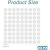 261 Pcs Mini Foam Felt Pads, Self Stick Pads Furniture Felt Pads Round ...