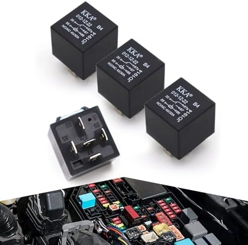 Amazon.com: Sodcay 4 PCS 40A Automotive Relays, 5 Pin Relay, 12V ...
