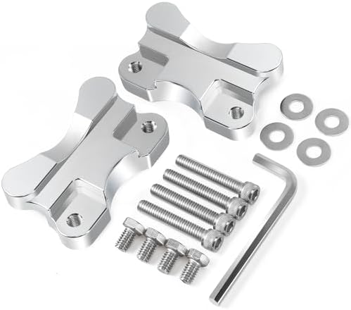 Amazon.com: Eumti Front Fender Risers 33mm Adapter Relocator Spacer Kit ...