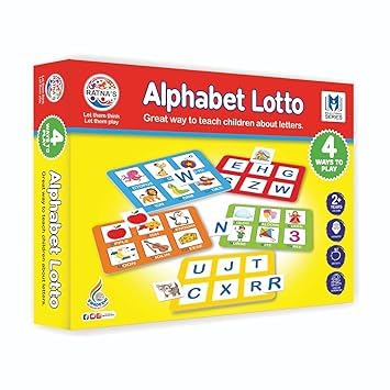 Buy MGC Ratna Alphabet Lotto Great Way to Learn Letters Along with ...