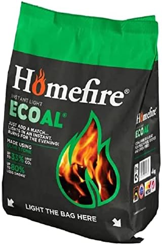 topline Homefire Instant Light Smokeless Coal Fire - Ideal Smokeless ...