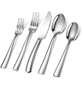 Amazon.com | 40-Piece Silverware Set, Heavy Duty Stainless Steel ...