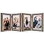 Amazon.com - 5x7 Four Picture Frame 4 Hinged Photo Frame with 4 ...