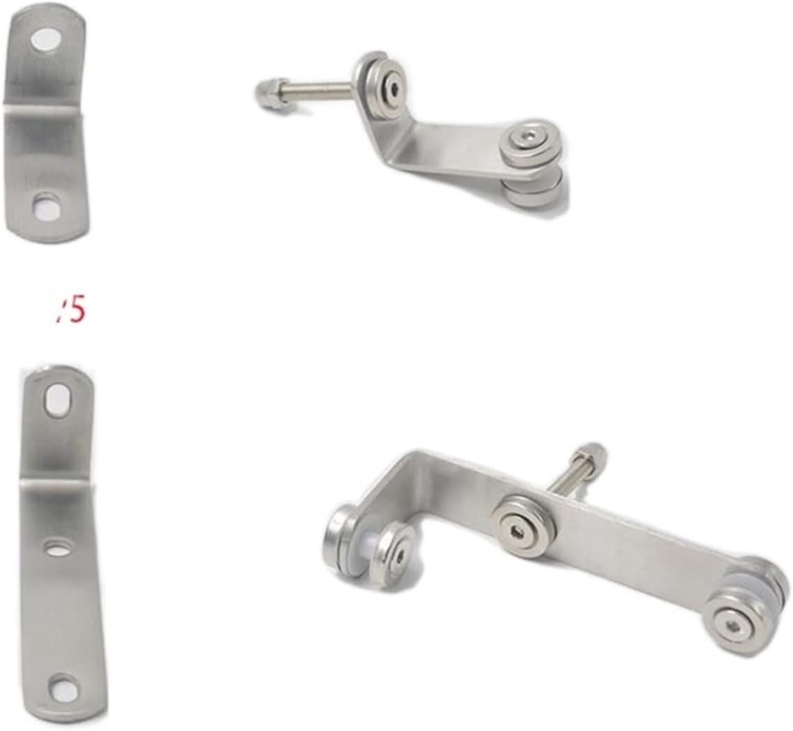 NINOMA 304 Steel 90 Degree Corner Brecket Stair Glass Bracket ...