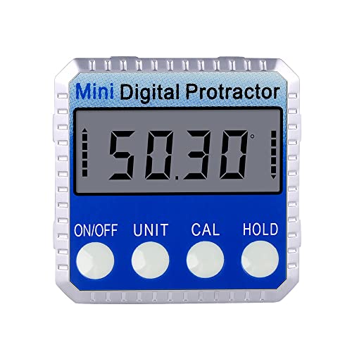 Digital Angle Finder, XRCLIF Protractor/Angle Gauge with LCD, Mini ...