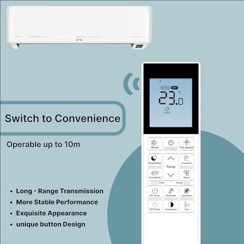 Zieva Compatible For Hitachi Ac Remote Replacement For 1, 1.5, 2 Ton ...