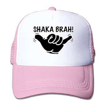 Amazon.com: Shaka Brah Greeting Hang Loose Adult Adjustable Trucker ...