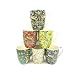 Heron Cross Pottery "Abbeydale Collection" Set of 6 Aspen China Mugs in ...