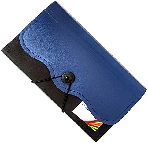 NSSP™ Expanding Cheque Book Holder Case, 12 Pocket Multi Passbook ...