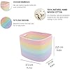 Amazon.com: OrganiHaus Rope Rainbow Storage Baskets for Shelves ...