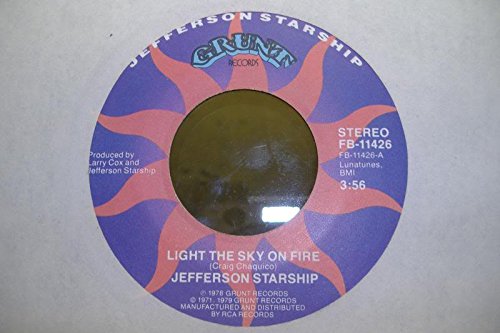 JEFFERSON STARSHIP 45 RPM Light The Sky On Fire / Hyperdrive - Amazon ...