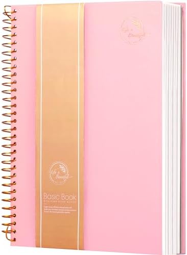 Amazon.com : Pink Green Aesthetic Hardcover Notebooks for Work, A5 size ...
