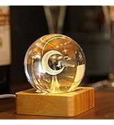 Amazon.com: 80mm Crystal Earth Globe Ball with Stand World Map Glass ...