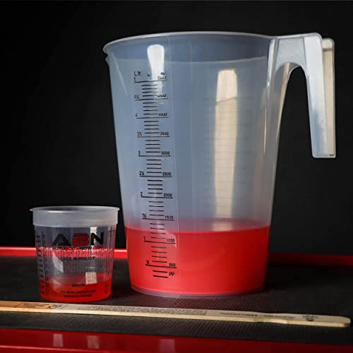 Snapklik.com : ABN Clear Plastic Mixing Cup 100-Pack 16oz Ounce / 473mL ...