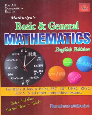 Basic and General Mathematics English Edition for All Competitive Exams ...