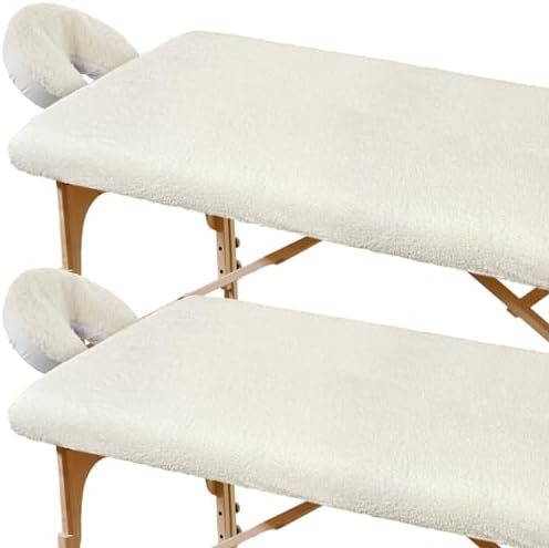 Amazon.com : Peryiter 2 Set Deluxe Fleece Massage Table Pad Set Deluxe ...