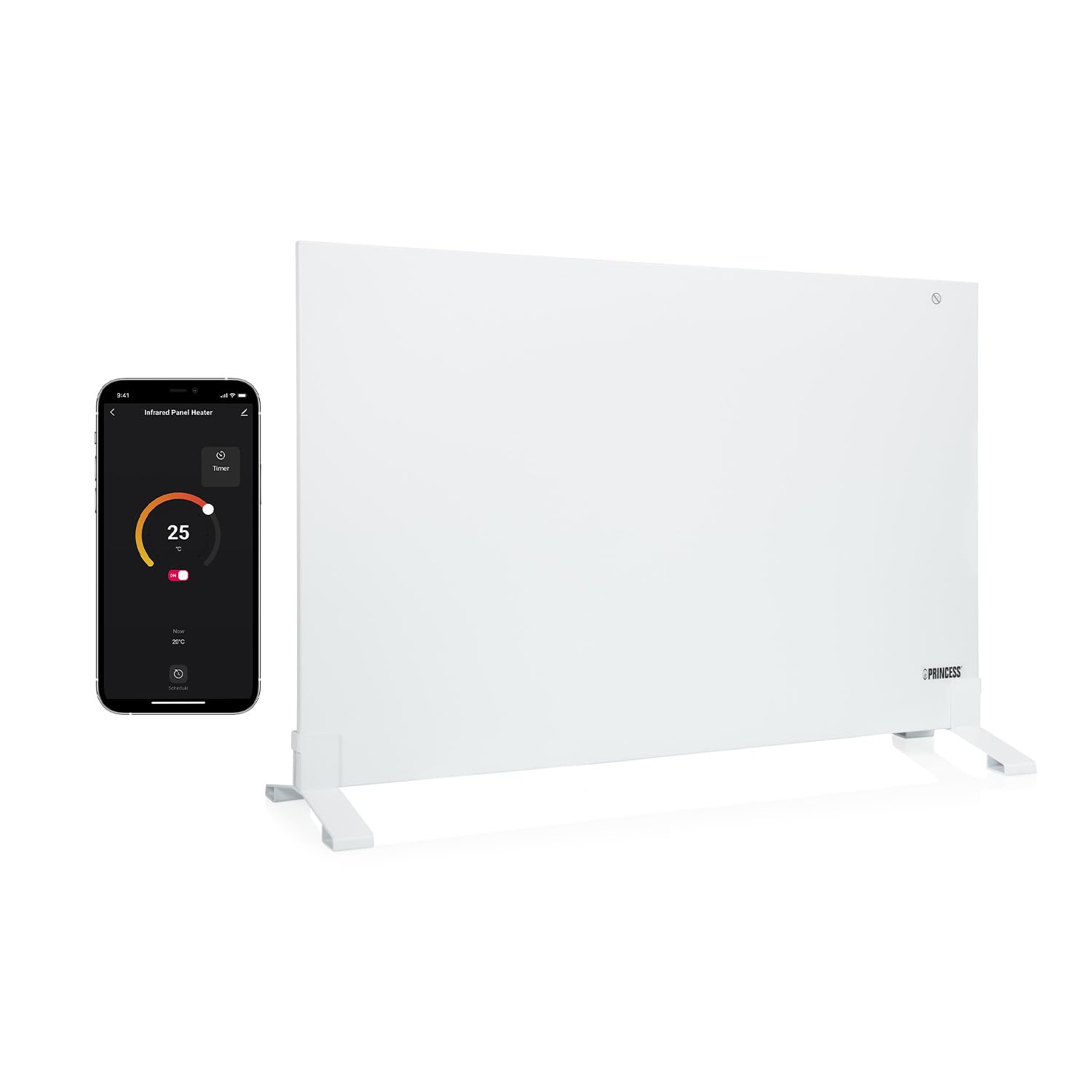 Princess 348254 connected infrared heater - 540 W - Low consumption ...