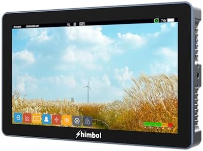 SHIMBOL M7 7" HDMI 3G-SDI DLSR On-Camera Field Monitor High-Definition ...